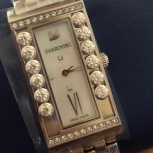 Swarovski | Accessories | Swarovski Crystal Square Watch | Poshmark